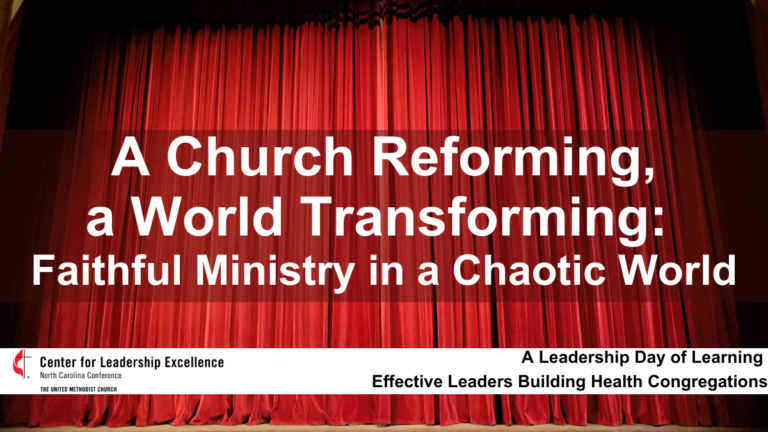 A Church Reforming, a World Transforming: Faithful Ministry in a ...