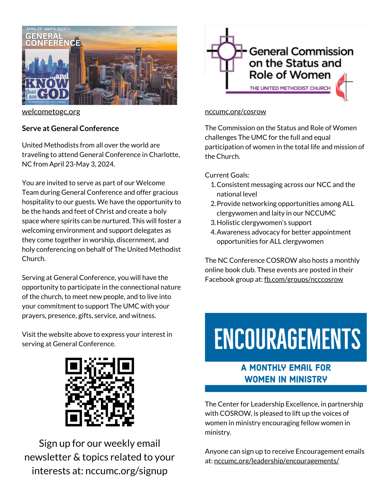 March Monthly Resource Flyer | North Carolina Conference of The United ...